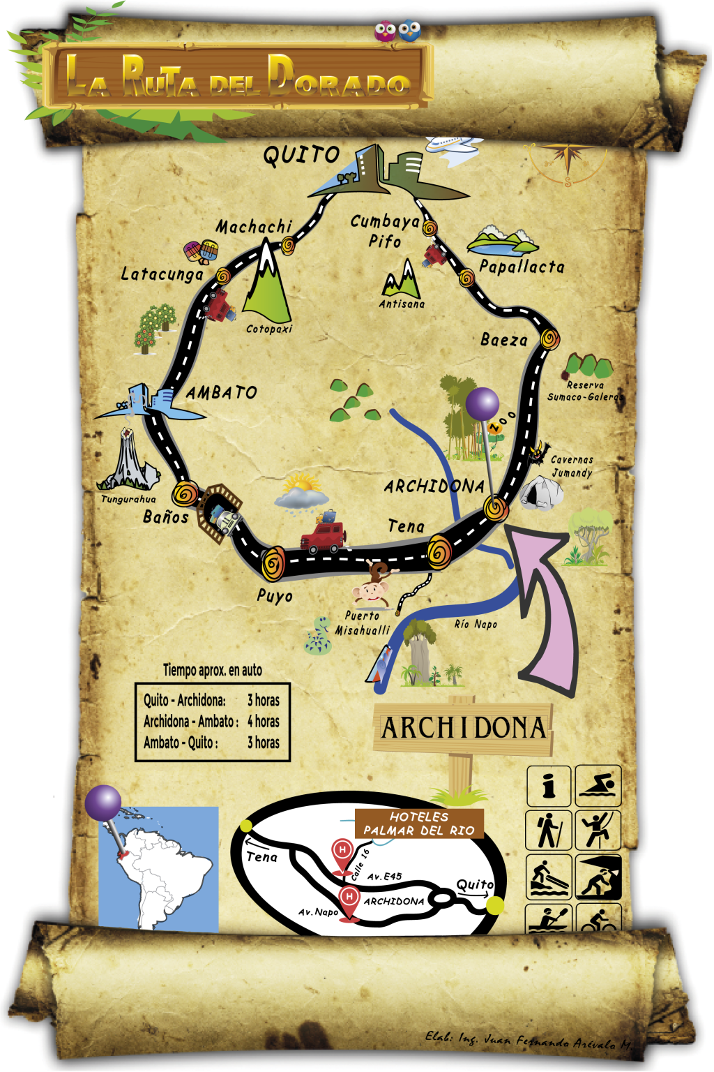 Principales Lugares Turísticos del Oriente Ecuatoriano, en Napo ...